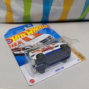 Mattel | Toys | Hot Wheels 66 Hw 55th Race Team 25 Dodge Van White ...